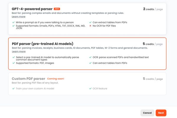 Extracting Data From PDF Invoices With an AI OCR Parser